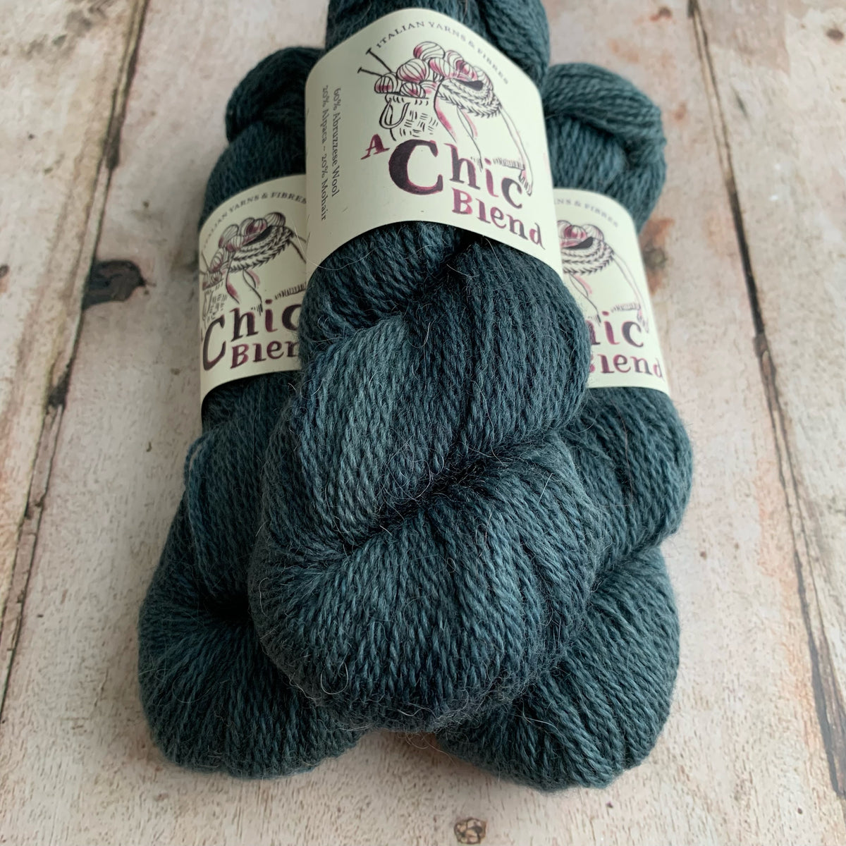 Lanivendole - A Chic Blend - 4ply / Light Fingering - Nautilus – Hand Make Create