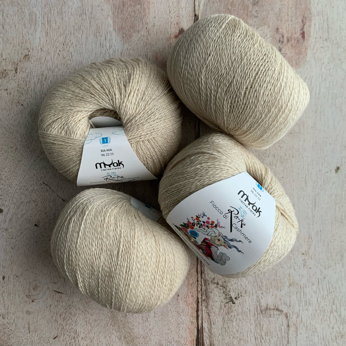 mYak Ra-Ku Collection - Fiocco di Cashmere - Lace - Ra-ma – Hand Make ...