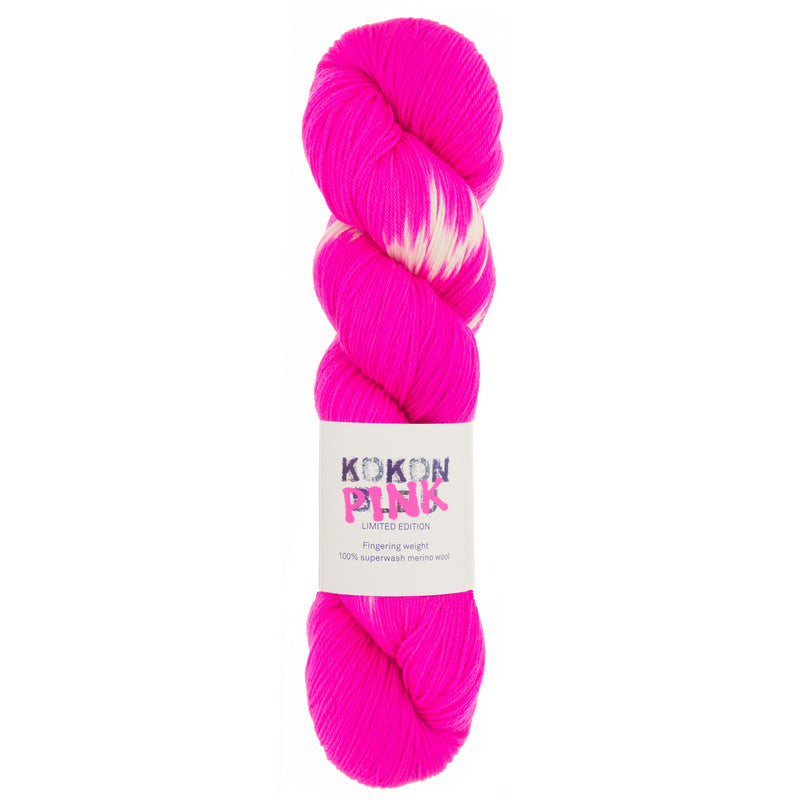 KOKON PINK - 4ply / Fingering Weight Merino - Tie Dye – Hand Make Create